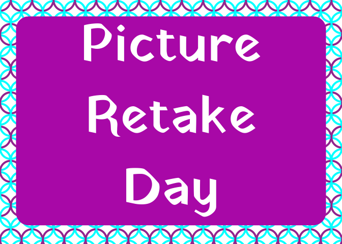 School Picture Retake Day Clip Art